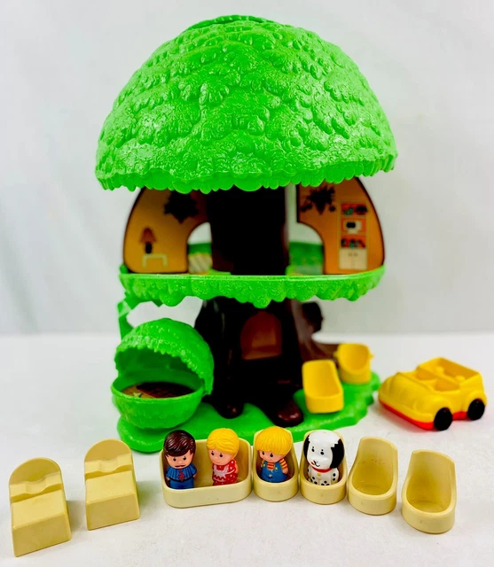 KENNER GENERAL MILLS Tree Tots Family Tree House Play Set Vintage 1975 ...