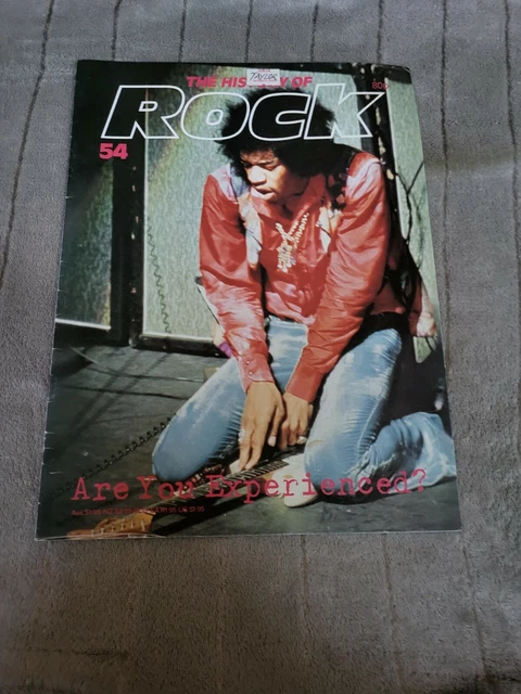 THE HISTORY OF Rock Magazine #54 : Jimi Hendrix. Jeff Beck. Deborah ...