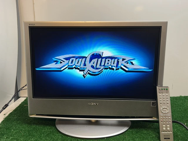 SONY WEGA KLV-S23A10 23" LCD TV 2005 Remote RetroGaming Rare Size NICE ...
