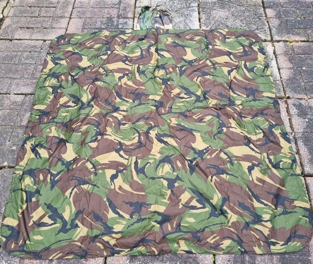 GENUINEDUTCH ARMY BERGEN Cover Utility Sheet /Tarp/Basha Woodland DPM ...