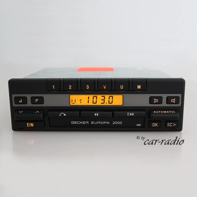 MERCEDES AUTORADIO BECKER Europa 2000 BE1100 Oldtimer Youngtimer Radio ...