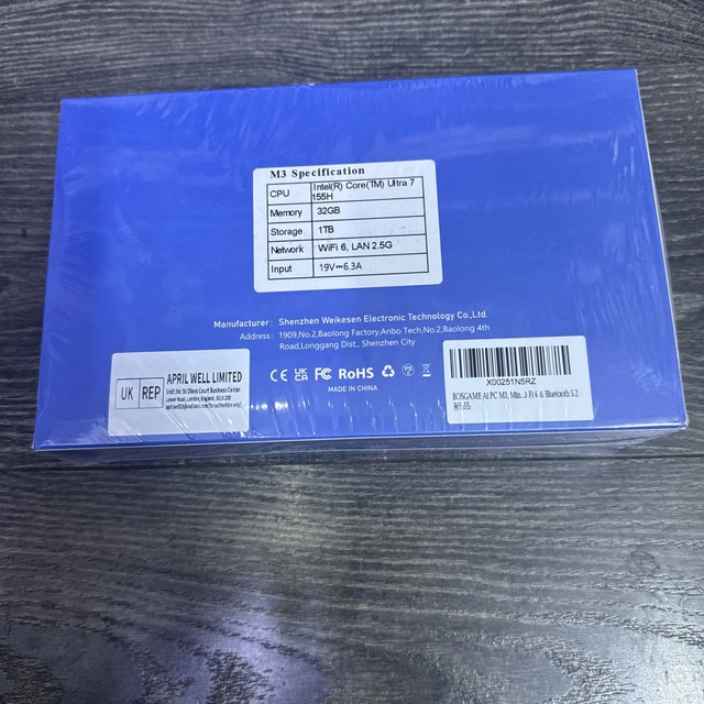 BOSGAME AI MINI PC M3 Ultra 7 , up to 4.9GHz, 32GB DDR5 1TB SSD Mini £ ...