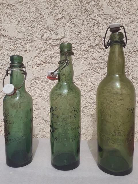3 ANCIENNES BOUTEILLE De Bière Brasserie Phénix Marseille EUR 30,00 - PicClick FR