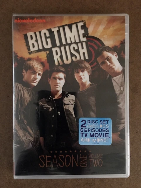 NIP NICKELODEON BIG Time Rush Season One Vol Two 2010 (DVD, 2011), 2 ...