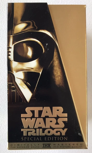 STAR WARS TRILOGY Special Edition VHS Box Set Gold Box 1997 £7.21 - PicClick UK