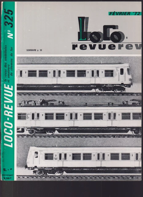 LOCO REVUE N°325 Parc Moteur Sncf 2D2 / Depot N / 030 Decauville / 141 ...