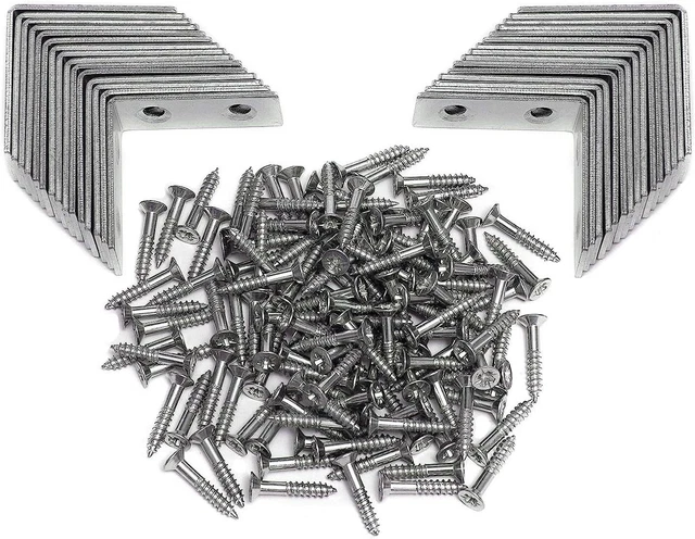 STAFFE ANGOLARI PEZZI, staffetta , Angolo a L metallo per legno ...