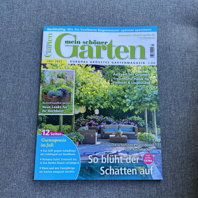 ZEITSCHRIFT MEIN SCHÖNER Garten Juli 2025 Gartengestaltung Garten Tipps ...