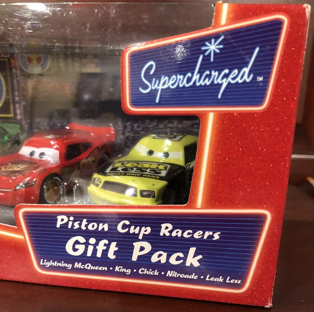 CARS PISTON CUP Racers-gift pack-5 Cars:Lightning McQueen, King, Chick ...