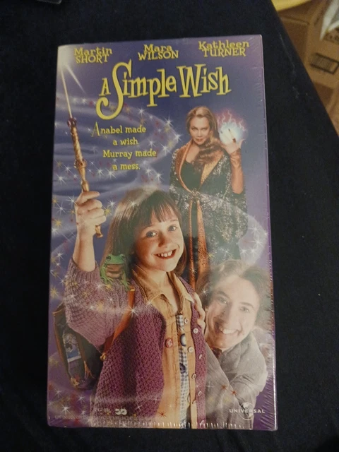 A SIMPLE WISH (VHS, 1997) Brand New Sealed Martin Short Kathleen Turner ...