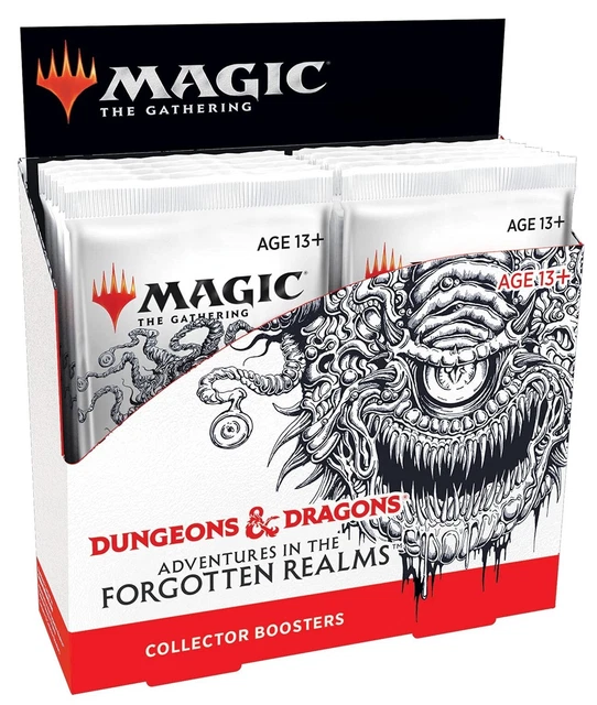 SEALED ADVENTURES IN the Forgotten Realms Collector Booster Box AFR Kid ...