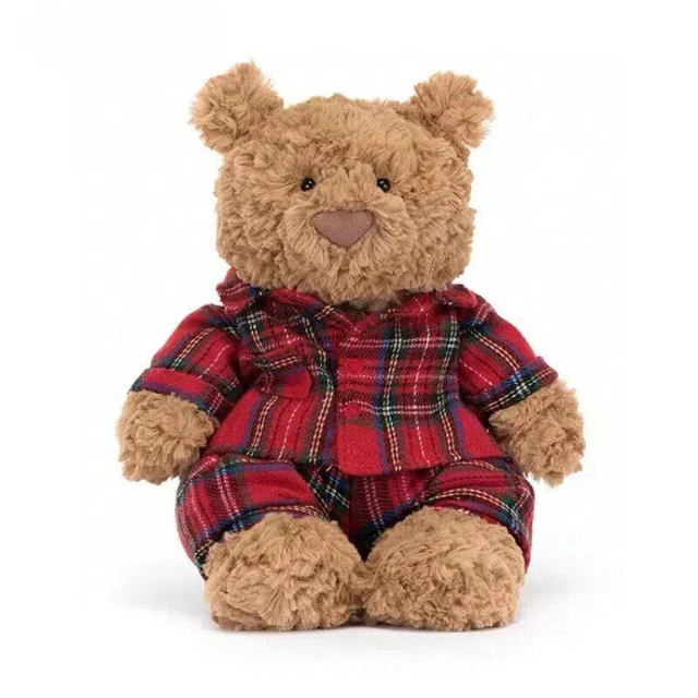 NWT JELLYCAT BARTHOLOMEW Bear Bedtime Limited Plush Toy AUTHENTIC ...
