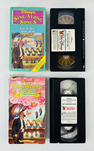 DISNEY’S SING ALONG Songs - Zip-A-Dee-Doo-Dah (1986 & 1991 Release) £18.95 - PicClick UK