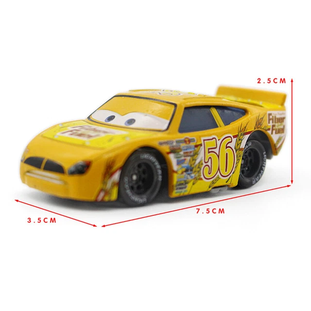 3 PACK DISNEY Pixar Cars McQueen NO.56 Fiber Fuel Truck&Pickup&Car ...