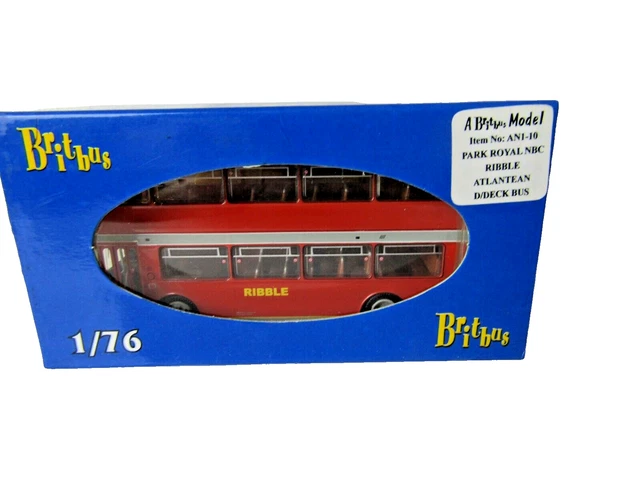 BRITBUS RIBBLE LEYLAND Atlantean Park Royal Bus Model An1-10 1:76 Mib £ ...