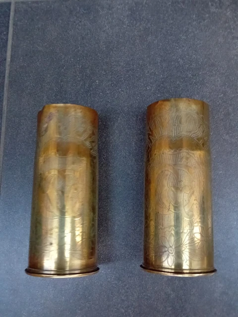 ART DES TRANCHEES - Paire D'obus EUR 80,00 - PicClick FR