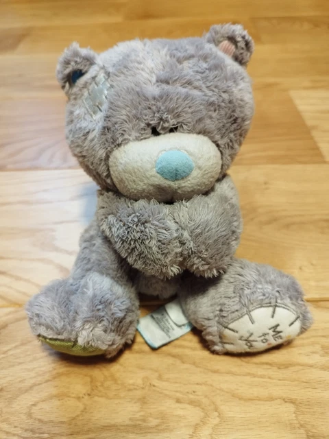 Tiny Tatty Teddy Plush Soft Toy 17 Cm Height Cuddle Toy Teddy Bear Grey