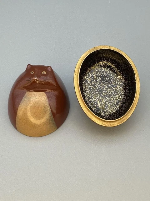 MUROOKA SHUHŌ TANUKI Incense Container Dry Lacquer $260.14 - PicClick CA