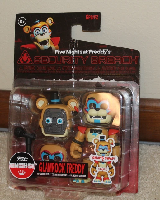 Funko Snaps Five Nights At Freddys Fnaf Security Breach Glamrock Freddy