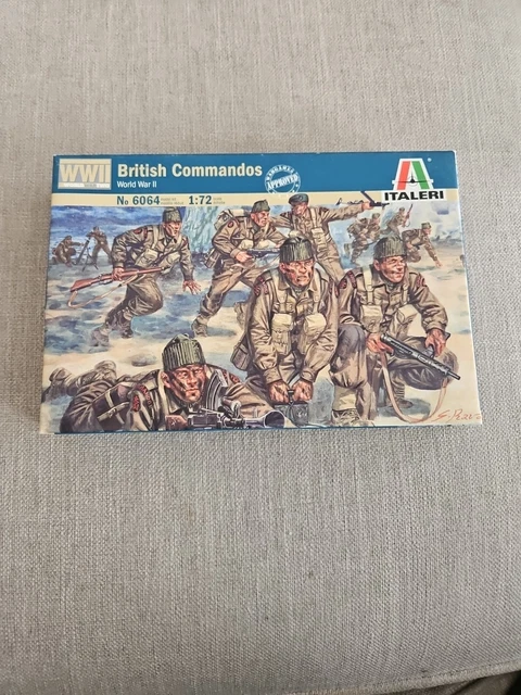 BRITISH COMMANDOS - World War II Italeri 1:72 plastic kit 6064 Sealed $25.00 - PicClick CA