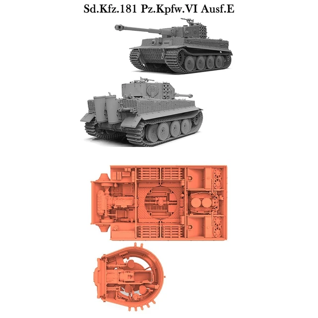 1:72 SCALE TANK Model Full Interior Structure Simulation for Adults ...