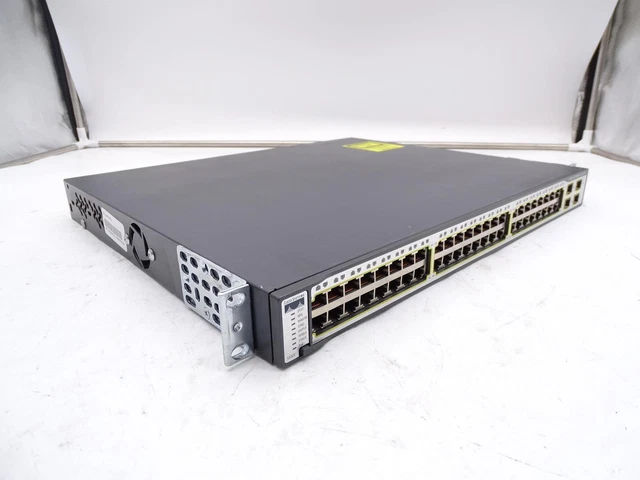 CISCO CATALYST WS-C3750-48PS-E 48-Port Rack Mountable Ethernet Switch ...