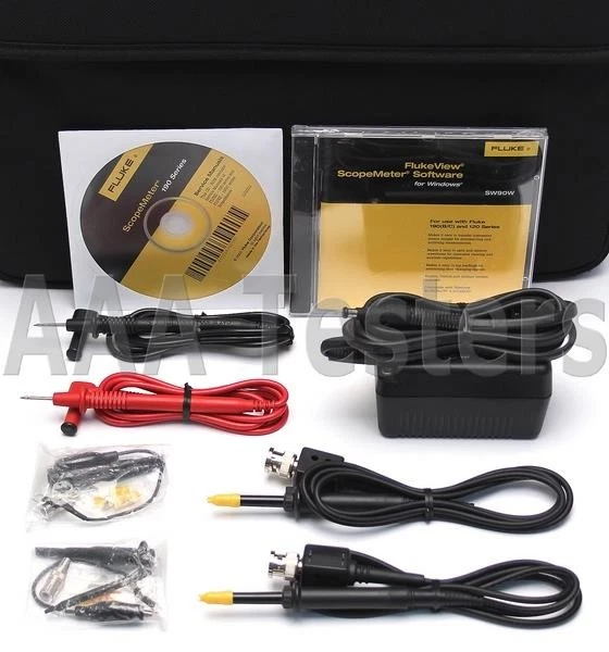 FLUKE 199C SCOPEMETER 2.5GS/s Dual-Input 200MHz HandHeld Oscilloscope ...