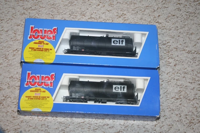 2 HO GAUGE JOUEF Bogie Tank Wagons ELF 662000 Citerne ELF Boxed £25.00 ...