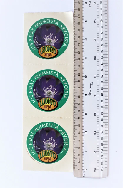 VINTAGE FINNISH LUONTO Arpa sticker car ute bike boat decal Suomi ...