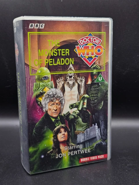 DOCTOR WHO VHS Video Cassette The Monster of Peladon Jon Pertwee EUR 9 ...