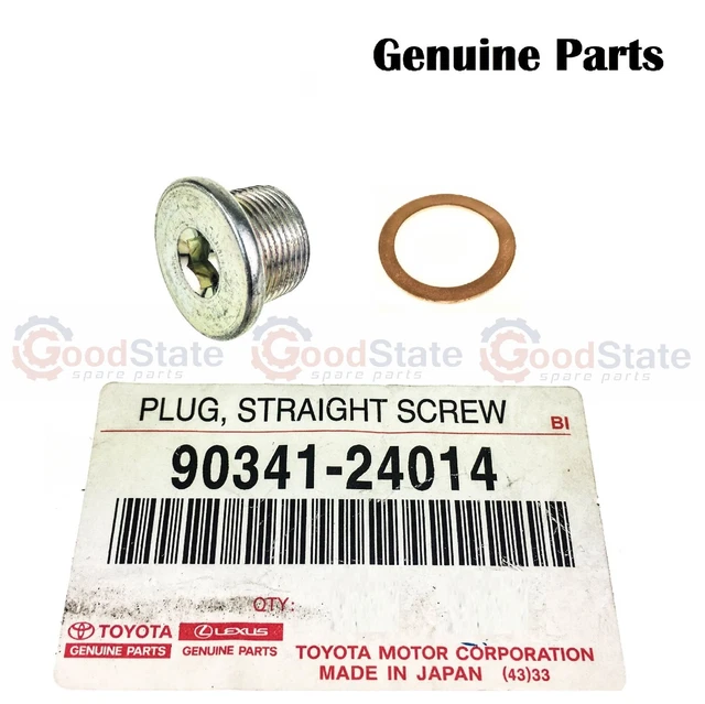 GENUINE TOYOTA LANDCRUISER 200 Series VDJ UZJ URJ GRJ Diff Drain Plug w ...