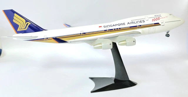 BOEING 747-400 SINGAPORE Airlines Herpa Collectors Model Scale 1:200 ...