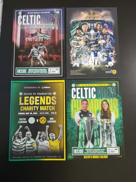 CELTIC VIEW: 03 & 04, Scottish Cup Final 2024 & Legends Charity Match 25/26 May. £15.00 ...