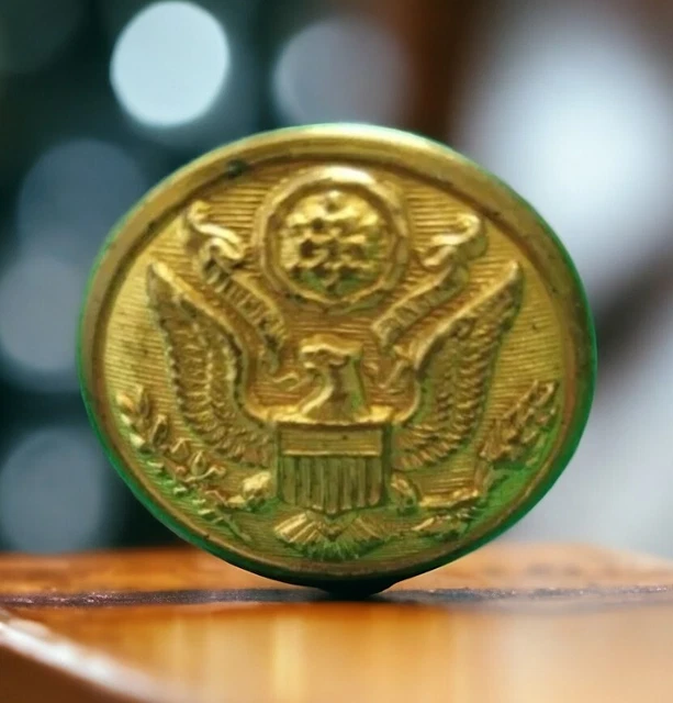 1930S-40S USA WWII Great Seal Eagle Uniform Button Mach Co. Handy Button Chicago £15.02 ...