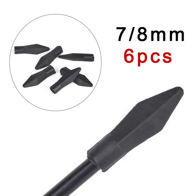 PRACTICE ARROW HEADS Replacement Rubber 6PC Set of 6 Heads Kids 6pcs ...