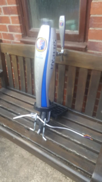 FOSTERS LARGER FONT tap pump light plus tray £95.99 - PicClick UK