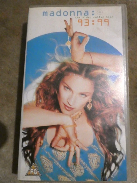 GENUINE MADONNA THE Video Collection 93:99 Vhs Cassette Rare Used Uk Only £2.80 - PicClick UK