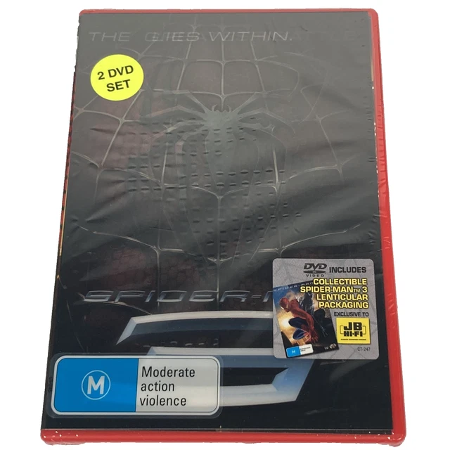 SPIDER-MAN 3 DVD (2007) 2 Disc Set Special Lenticular Packaging Brand ...