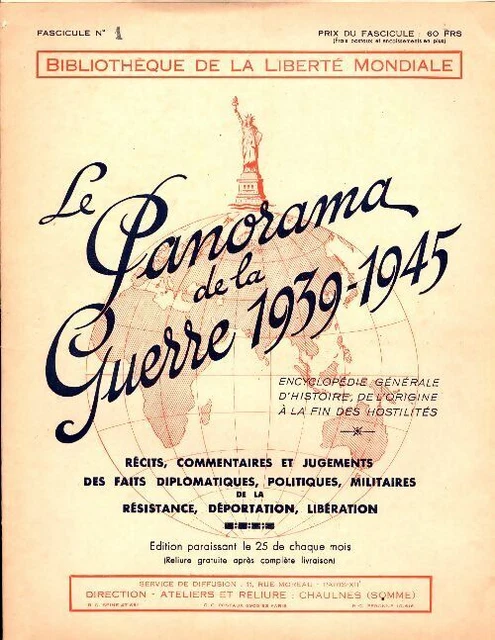 3364953 - LE panorama de la guerre 1939-1945 Fascicule n°1 - Collectif ...