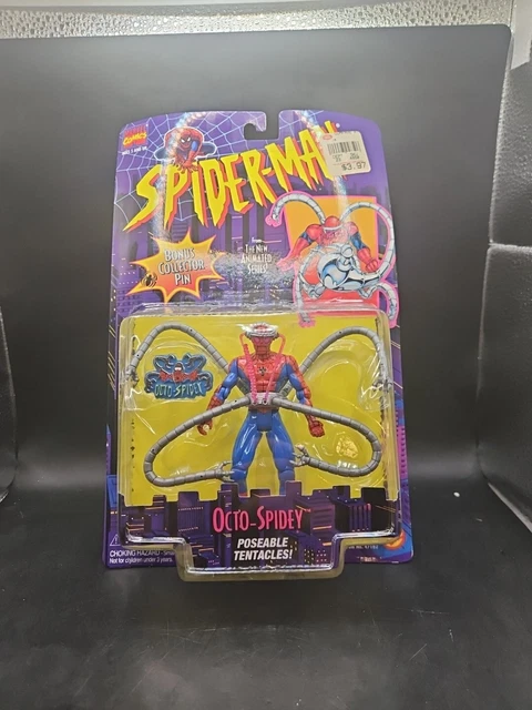 FIGURINE TOY BIZ 1995 Marvel Spider-man Animated Series Octo-Spidey Doc ...