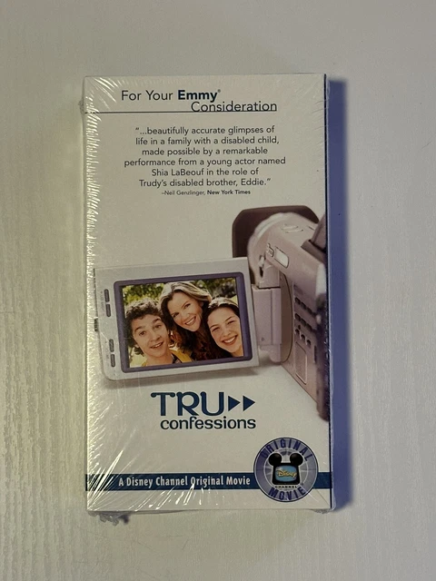 *SEALED* TRU CONFESSIONS (Vhs) Disney Channel Original Movie Shia ...