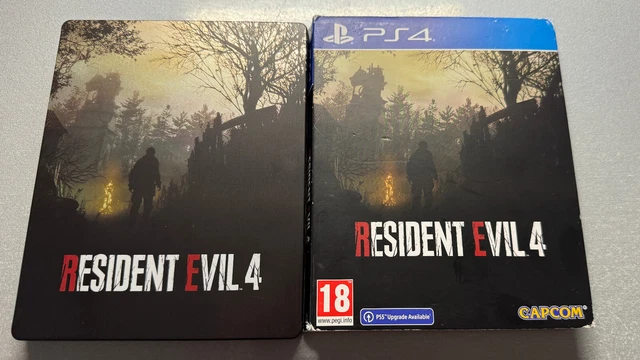 RESIDENT EVIL 4 Remake - [NO GAME] - Steelbook Case + Card Sleeve ...