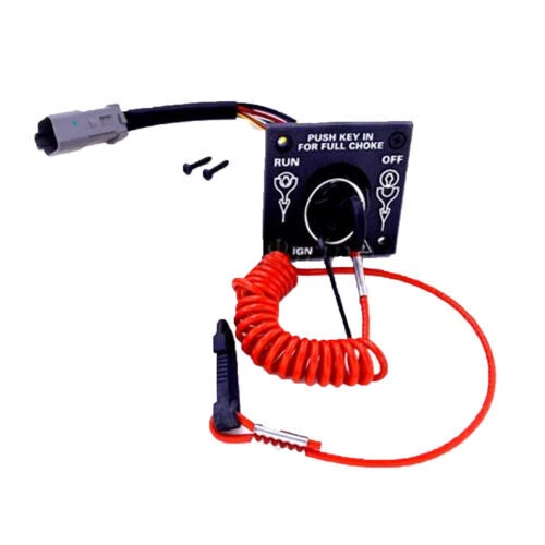 JOHNSON EVINRUDE OMC Ignition Safety Cut-Off Key Switch Part# 176408 £ ...