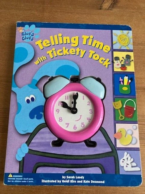 BLUE'S CLUES TELLING Time with Tickety Tock - VG Condition EUR 14,60 ...