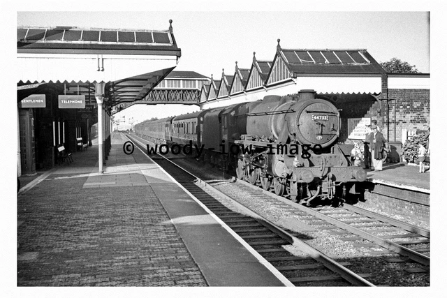 BB0782 - BURSCOUGH Junction Railway Station , Lancashire 1964 - print ...