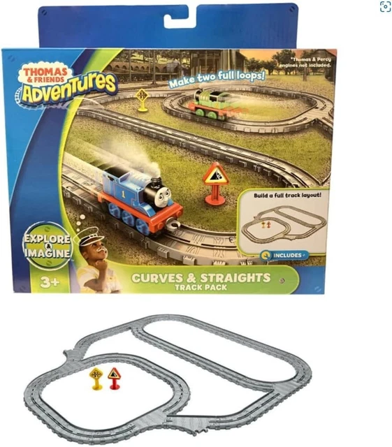 THOMAS THE TANK Engine & Friends Adventures 'Curves + Straights' Track ...
