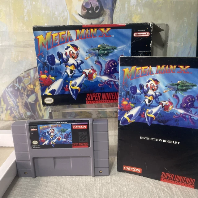 MEGA MAN X - Super Nintendo SNES - Authentique, CIB avec manuel ...
