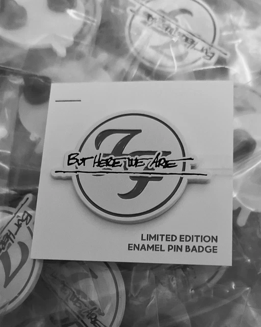 BHWA LIMITED EDITION Pin Badge - Rare - Foo Fighters - Dave Grohl £7.00 ...