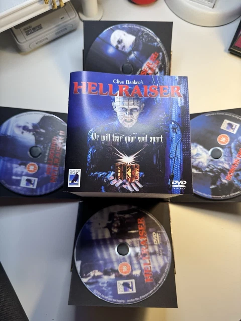 HELLRAISER TRILOGY DVD (2004) Andrew Robinson, Hickox (DIR) cert 18 4 ...