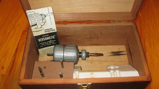 ANTIQUE VERSAMATIC Drill Speed Reducer, Supreme & Custom Box £25.94 ...